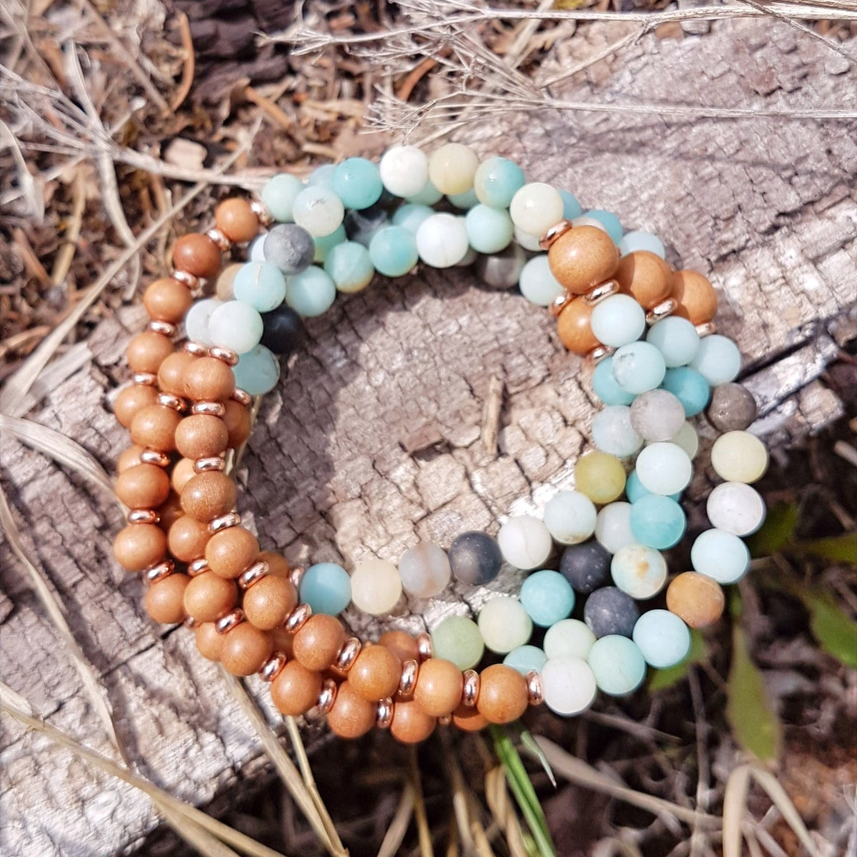 Lift My Voice Mala Wrap | Sage Stone Malas