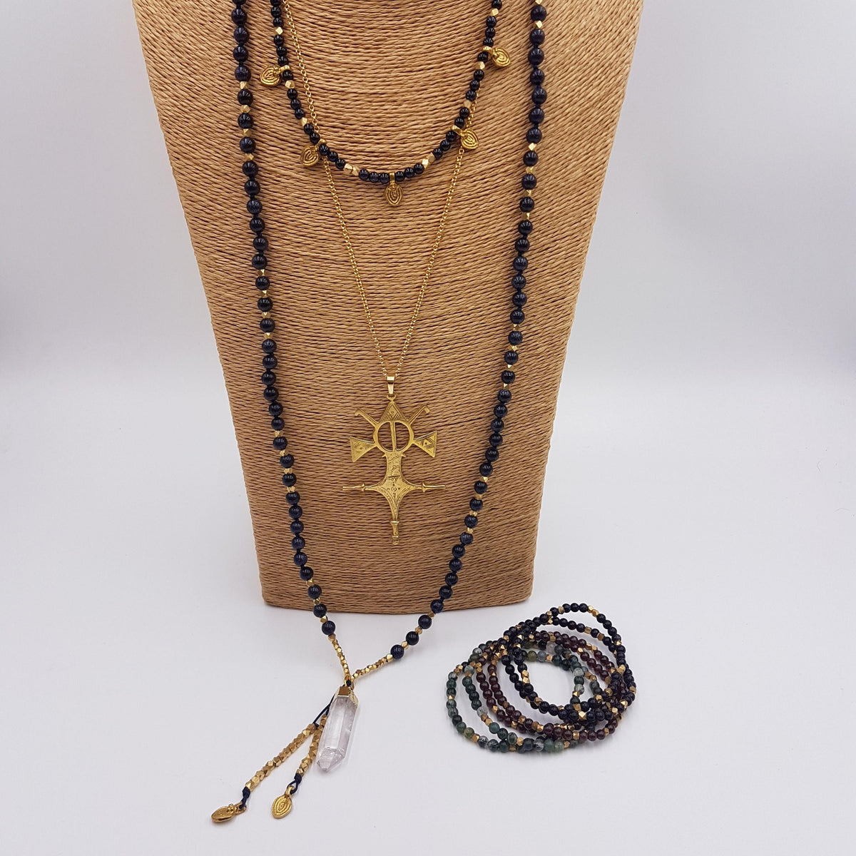 The Oya Collection - The Storm Mala | Sage Stone Malas