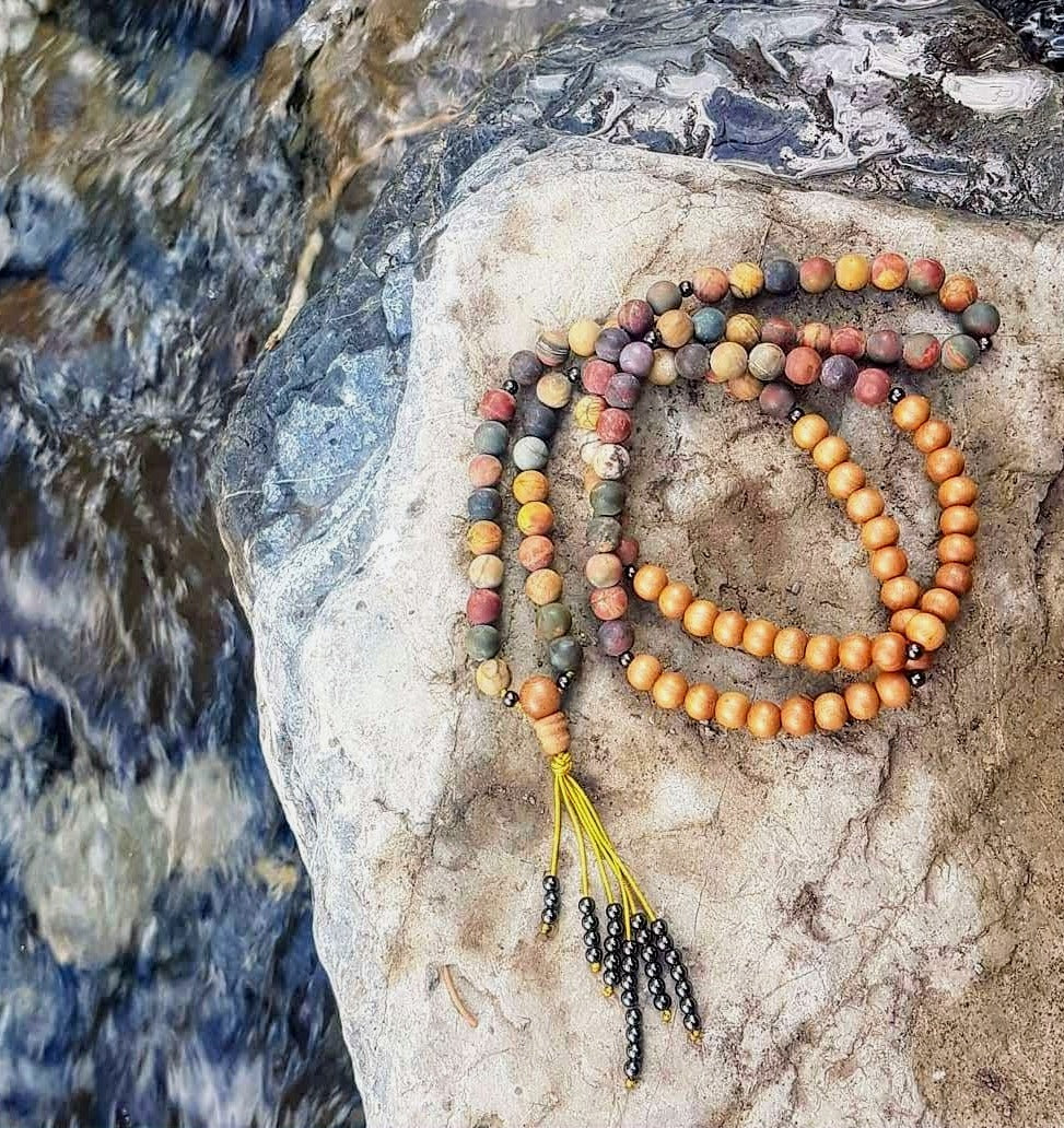 A Blessed Life Mala #2 | Sage Stone Malas