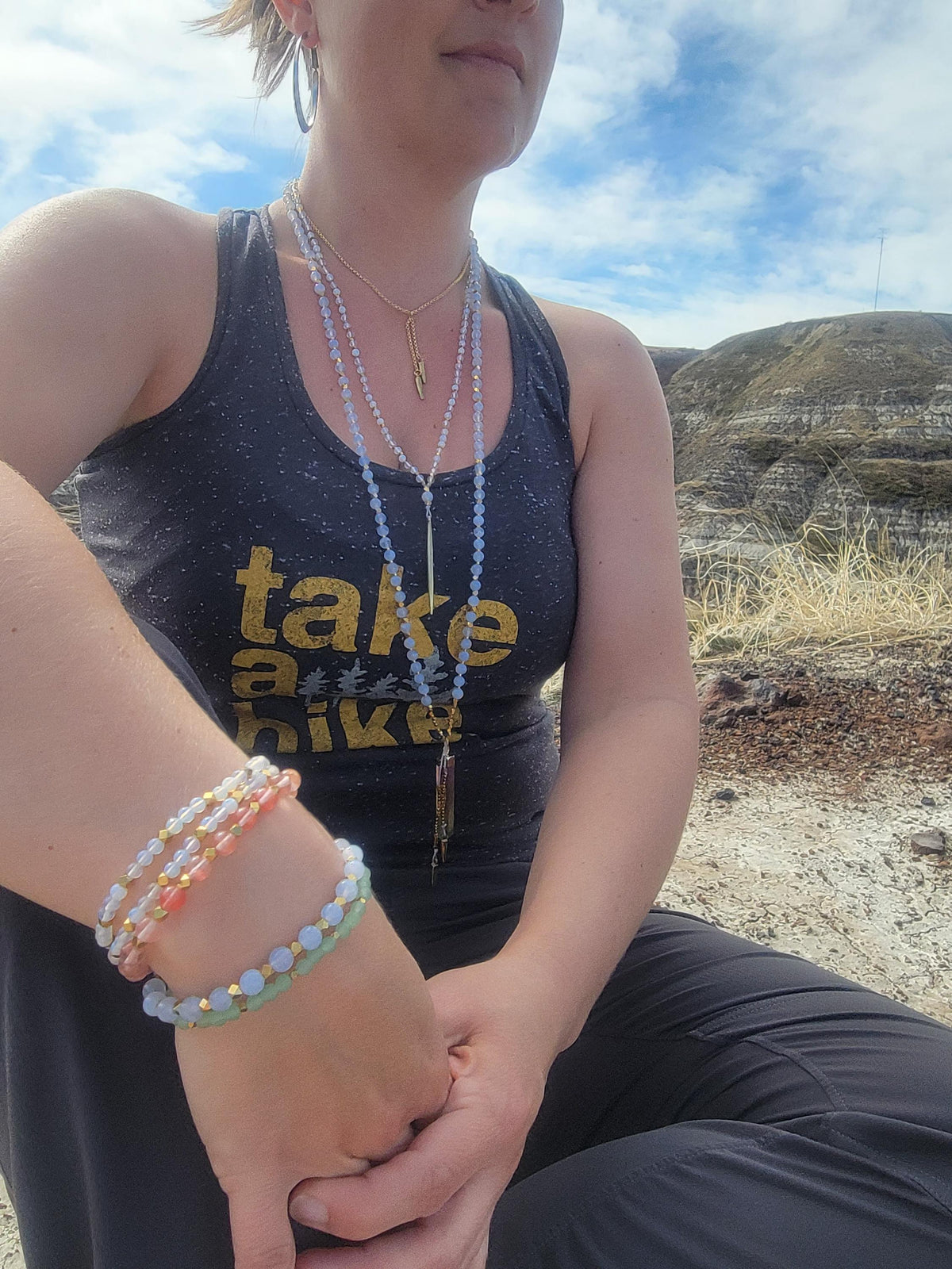 The Iris Collection - Divine Communication Micro Mala | Sage Stone Malas