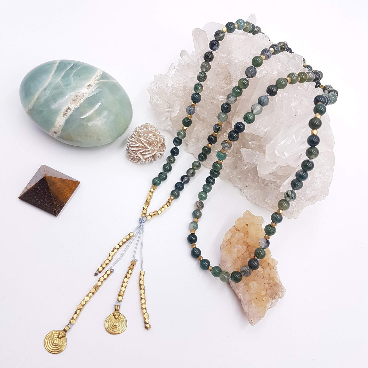 The Persephone Collection - Mala of Transformation | Sage Stone Malas