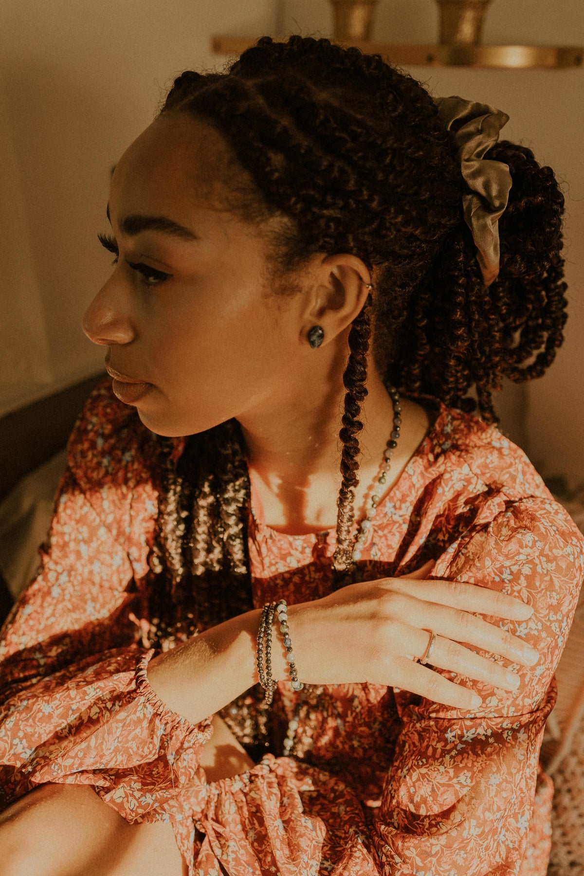 Gemstone Studs | Sage Stone Malas