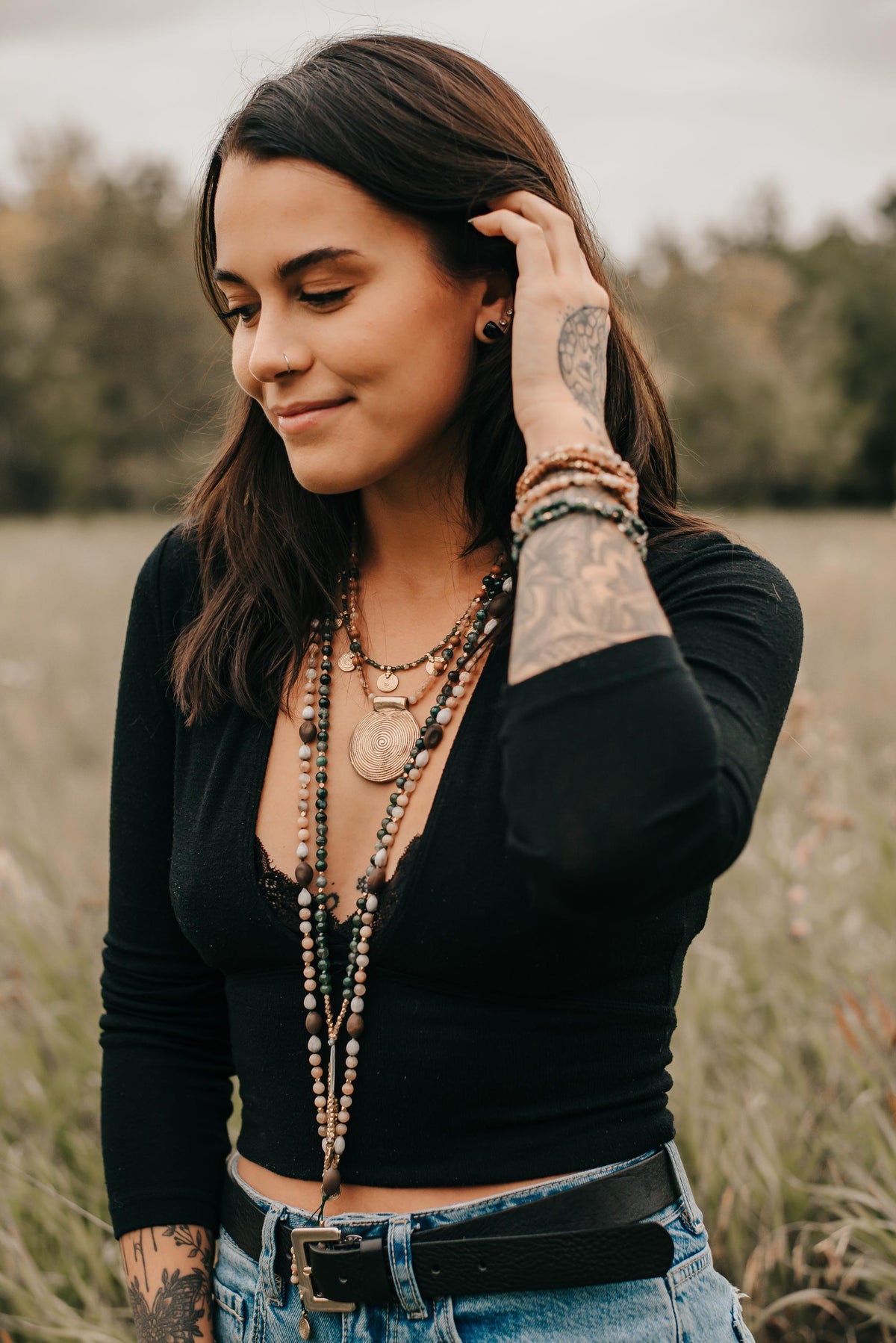 The Persephone Collection | Sage Stone Malas