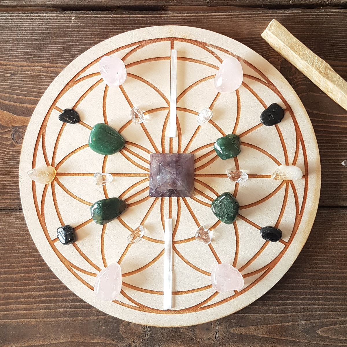 Custom Crystal Grid Prescription | Sage Stone Malas
