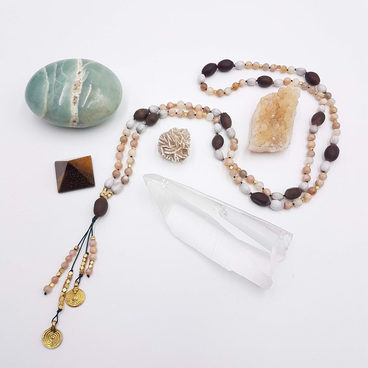 The Persephone Collection - Mala of Rebirth | Sage Stone Malas